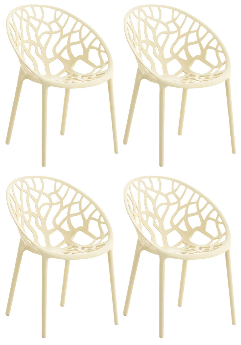 4er Set Stuhl Hope creme | Gratis Versand